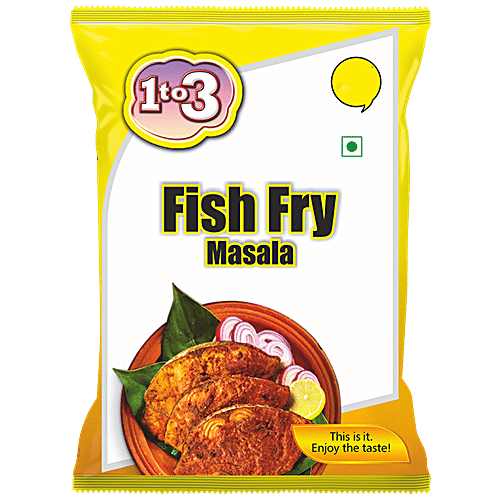 Buy 1TO3 Fish Fry Masala - Natural Authentic Spices, Rich & Yummy ...