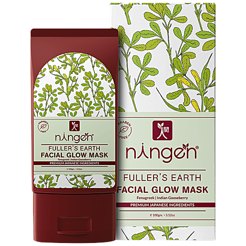 Buy Ningen Fuller's Earth Facial Glow Mask - Fenugreek & Indian ...