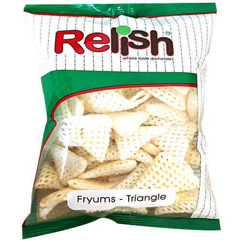 Buy Relish Triangle Fryums - Crispy Snack Online at Best Price of Rs ...