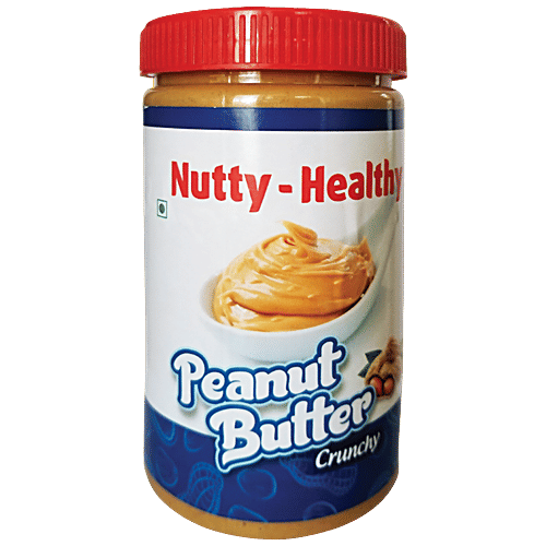 Buy Nutty Healthy Peanut Butter - Crunchy, Rich Source Of Protein ...