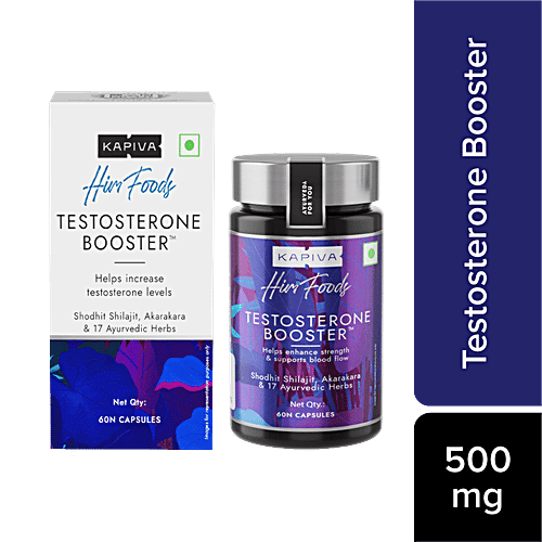 Buy Kapiva Himfoods Testosterone Booster - With Shodhit, Shilajit ...