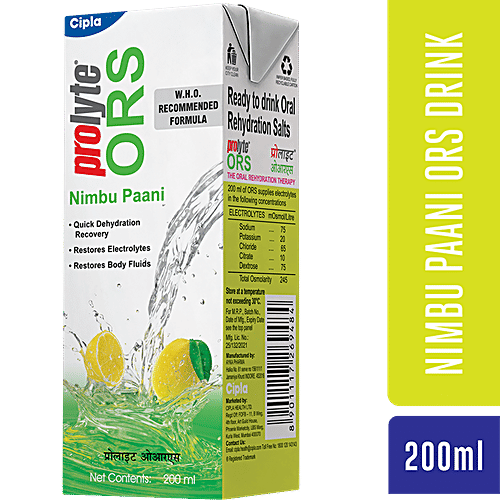 Buy Prolyte ORS Nimbu Paani Liquid Online at Best Price of Rs 31.5 ...