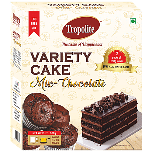 Buy Tropolite Variety Cake Mix - Chocolate Online at Best Price of Rs ...