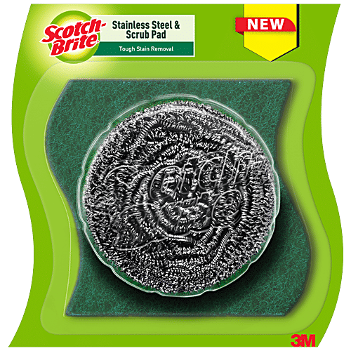Buy Scotch Brite Scrubber Combo Of Stainless Steel & Scrub Pad Online ...