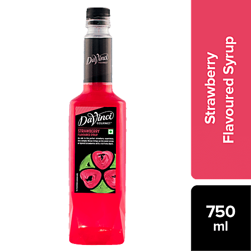 Buy DaVinci Gourmet Strawberry Flavoured Syrup - Complex Flavour, Sweet ...
