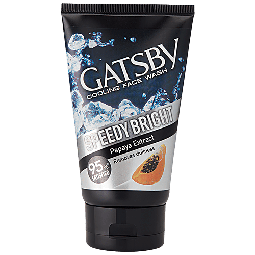 Buy Gatsby Cooling Face Wash - Speedy Bright, With Papaya Extract ...