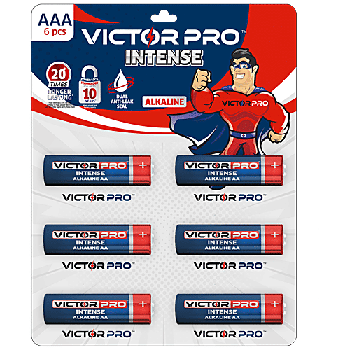 Buy VictorPro Intense Alkaline Battery - Steel, AAA, 1.5 V Online at ...