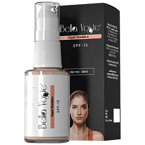 Buy Bella Voste Liquid Foundation - SPF15 , Avocado Oil Infused, Light ...