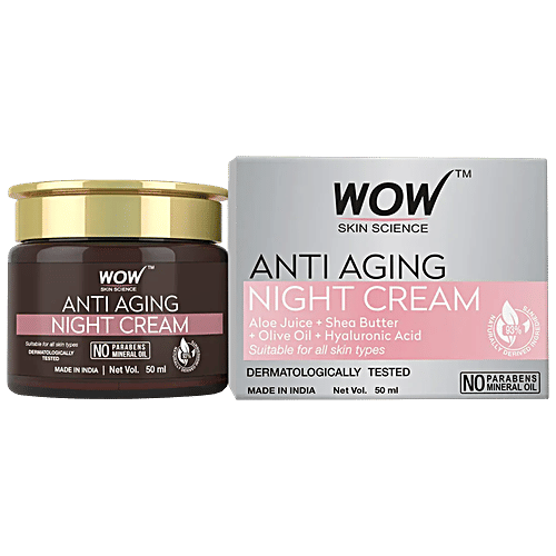 Buy Wow Skin Science Anti-Aging Night Cream - Nourishing, For All Skin ...