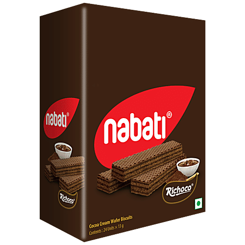 Buy Nabati Richoco Cocoa Cream Wafer Biscuits - Crunchy, Crispy, Rich In Vitamin A Online at ...
