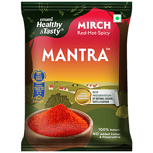 Buy Emami Healthy & Tasty Mantra Mirch Powder /Red Chilli Powder Online ...