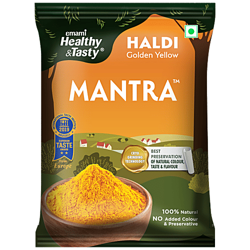 Buy Emami Healthy & Tasty Mantra Haldi Powder/Turmeric Powder Online at Best Price of Rs 35 ...
