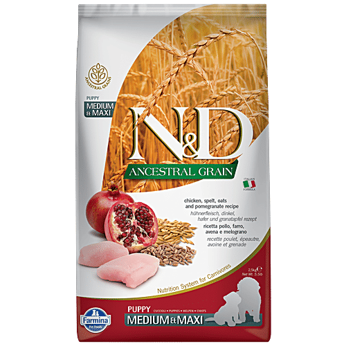 Buy Farmina Pet Foods N&D Ancestral Grain Dog Dry Food For Puppy ...