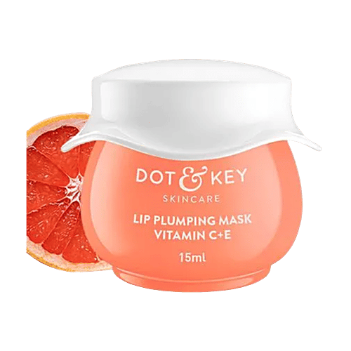 Buy Dot & Key Lip Plumping Sleeping Mask - Vitamin C, For Soft, Plump ...