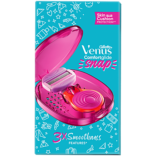 Buy Gillette Venus Snap Hair Remover/Body Razor - Glides Smoothly ...