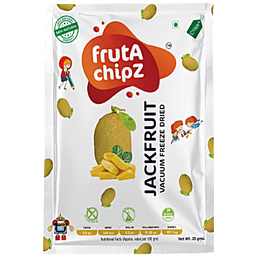 Buy FRUTA CHIPZ Jackfruit Chips - Freeze Dried, Rich In Vitamin A ...