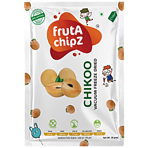 Buy FRUTA CHIPZ Chikoo Chips - Freeze Dried, Rich In Antioxidants ...