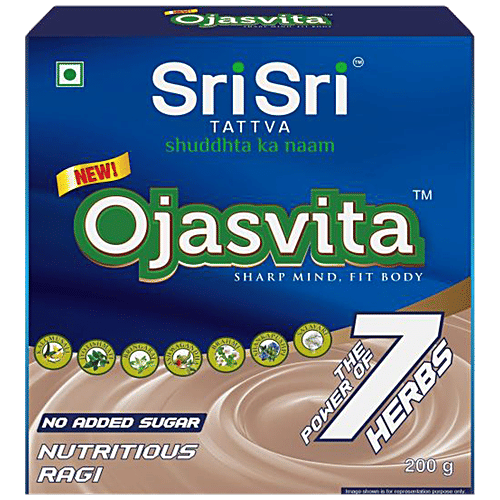 Buy Sri Sri Tattva Ojasvita Ragi - With 7 Herbs, No Added Sugar, For Sharp Mind & Fit Body ...
