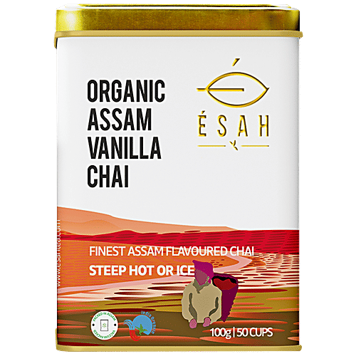 Buy Esah Tea Organic Assam Vanilla Chai - Refreshing, Aromatic ...