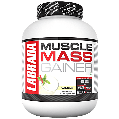 Buy Labrada Muscle Mass Gainer - Vanilla Online at Best Price of Rs ...