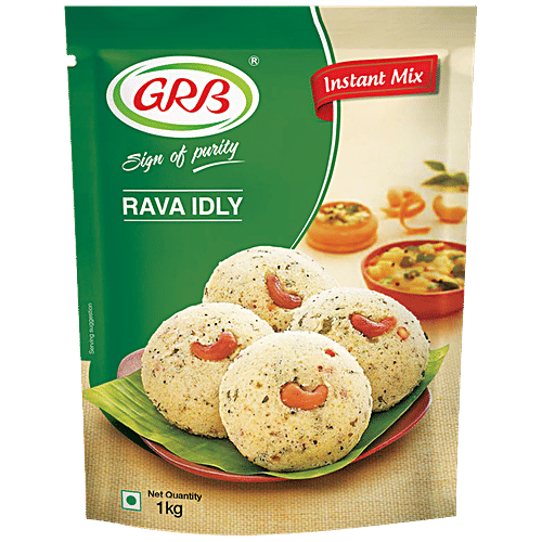 Buy GRB Rava Idly Instant Mix - Soft, Fluffy Online at Best Price of Rs ...