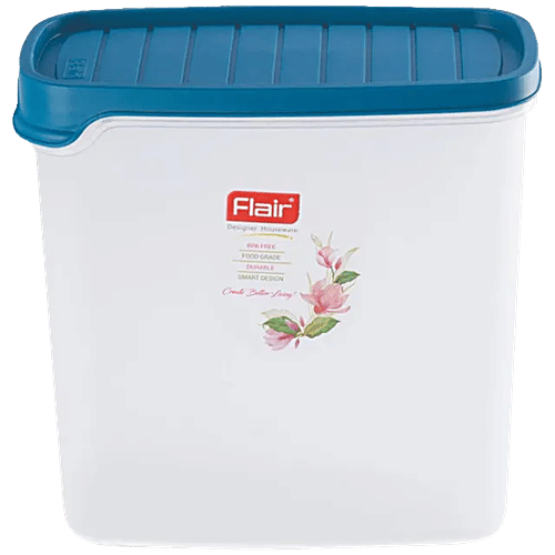Buy Flair Plastics Storage Container - Smart Design, Rectangle, Blue ...