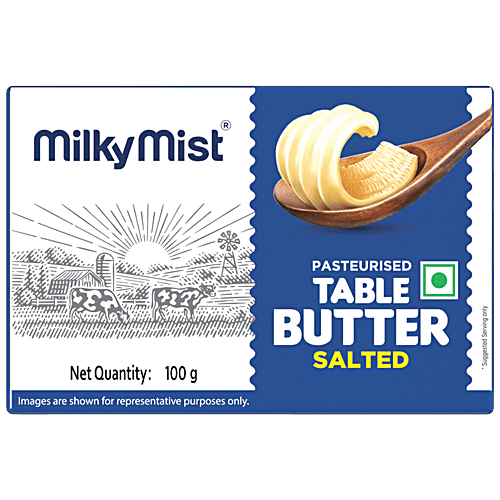 Buy Milky Mist Pasteurised Table Butter - Salted Online at Best Price ...