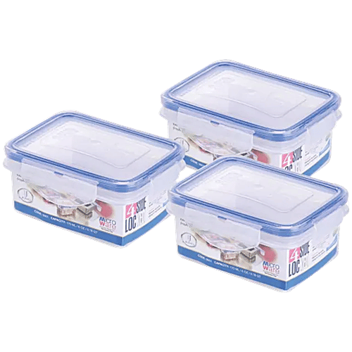 Buy Joyo 4 Side Lock Containers 9001 - Plain, Transparent, Durable ...