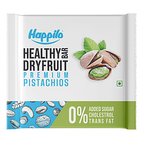 Buy Happilo Premium Pistachio Healthy Mini Dry Fruit Bar Online at Best ...