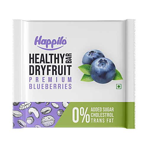 Buy Happilo Premium Blueberries Healthy Mini Dry Fruit Bar Online at ...