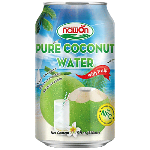 Buy Nawon Pure Coconut Water With Pulp - Less Calories, Cholesterol ...