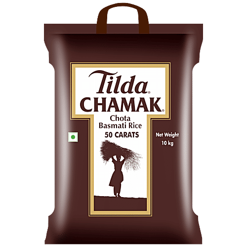 Buy Tilda Chamak Chota Basmati Rice - 50 Carats, Long, Slender-Grained ...