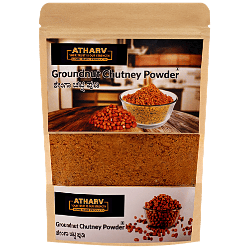 Buy Atharv Home Made Products Groundnut Chutney Powder - Spice Blend ...