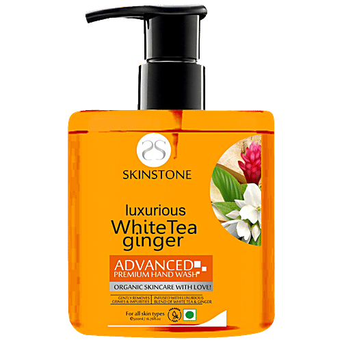 Buy Skinstone White Tea Ginger Premium Hand Wash - Removes Impurities ...