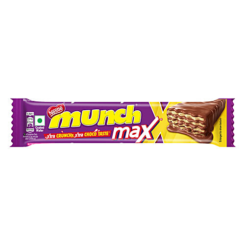 Buy Nestle Munch Munch Max Choco Coated Crunchy Wafer Bar Online at ...