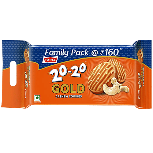 Buy Parle 20-20 Gold Cashew Cookies Online at Best Price of Rs 88 ...
