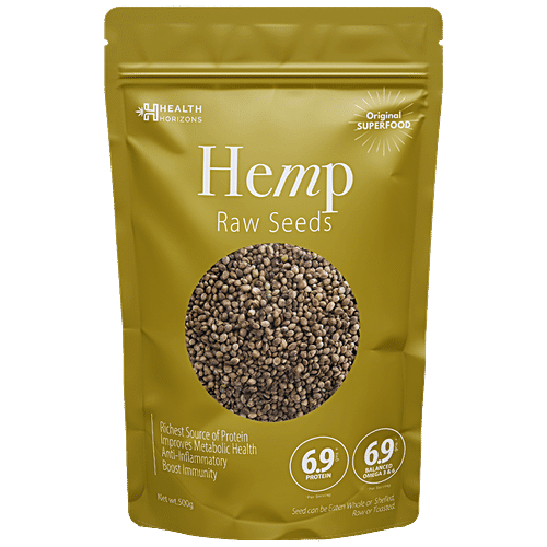 Buy Health Horizons Raw Hemp Seeds - Rich In Protein, Omega 3 & 6, Helps Boost Immunity Online ...