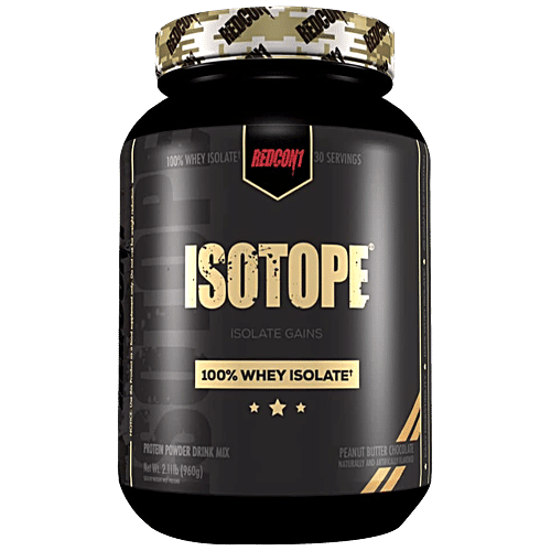 Buy REDCON 1 Isotope Whey Isolate Protein Powder Drink Mix - Peanut ...