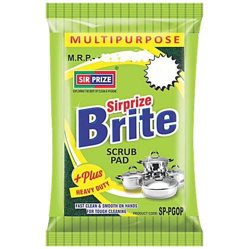 Buy Sirprize Brite Plus Scrub Pad Offer Pack - Multipurpose, Kitchen Utility, Heavy Duty Online ...