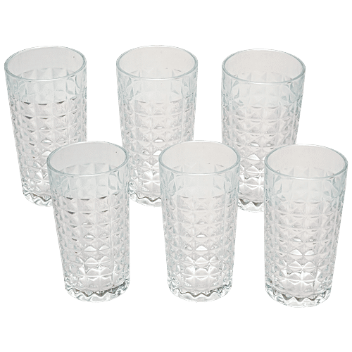 Buy Hi-Luxe Water Glasses - Magnum Multipurpose Set, Attractive Design ...
