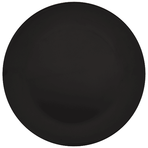 Buy Dinewell Eco Urmi Dinner Plate - Black, Melamine, Dishwasher Safe ...