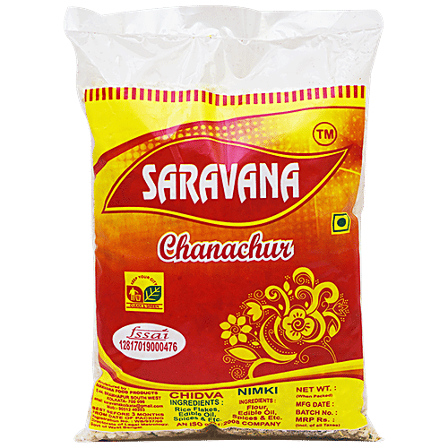 Buy SARAVANA Chanachur Chidva Mix - Namkeen, Crispy & Crunchy Online at ...
