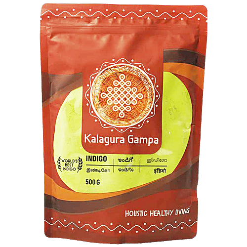 Buy Kalagura Gampa Indigo Powder - 100% Pure & Natural, Gives Hair ...