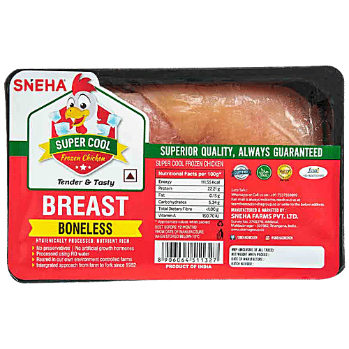 Buy Super Cool Frozen Boneless Chicken Breast Online at Best Price of ...