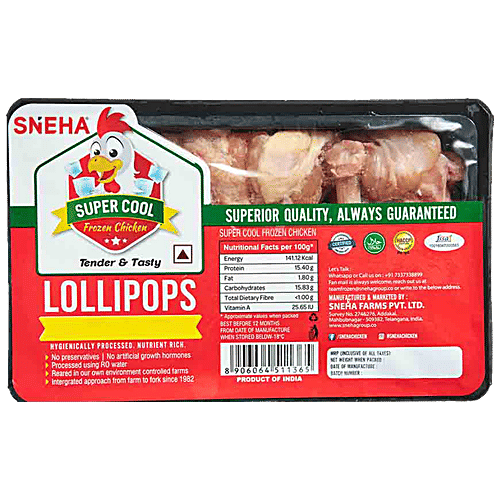 Buy Super Cool Frozen Chicken Lollipops Online at Best Price of Rs 180 ...