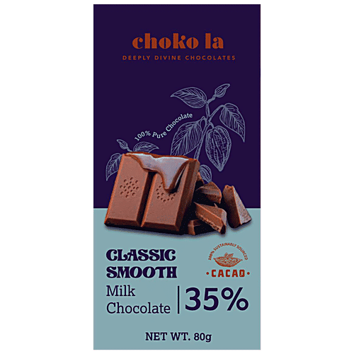Buy Chokola Classic Smooth 35% Milk Chocolate - With Caramelly Notes ...
