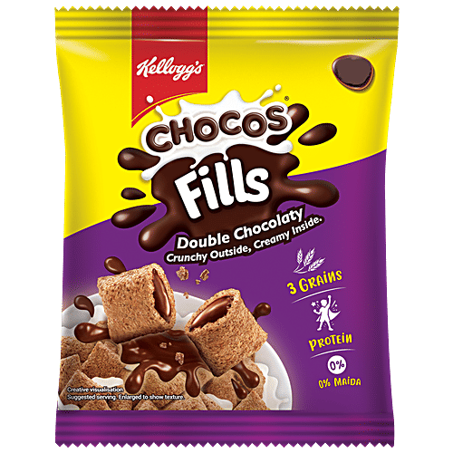Buy Kellogg's Kellogg`s Chocos Fills - Double Chocolaty Breakfast ...