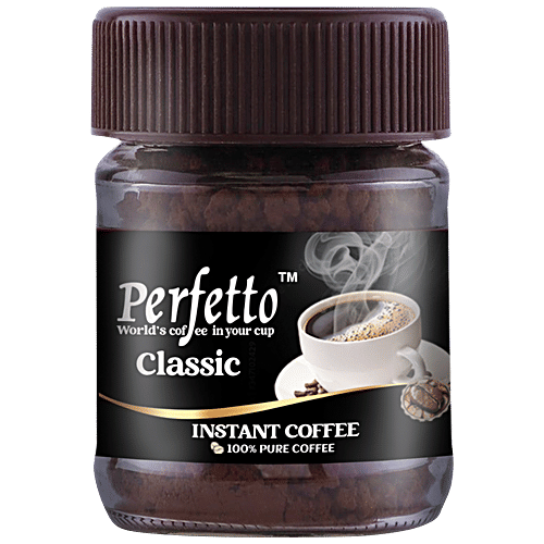 Buy Perfetto Instant Coffee - Classic, Intense Aroma, Rich Flavour ...