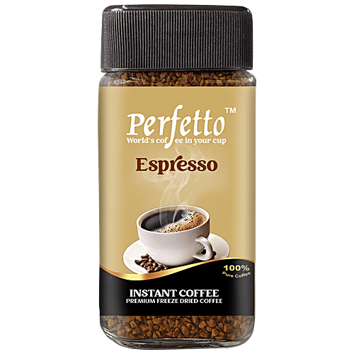 Buy Perfetto Instant Coffee - Espresso, Intense Aroma, Rich Flavour ...