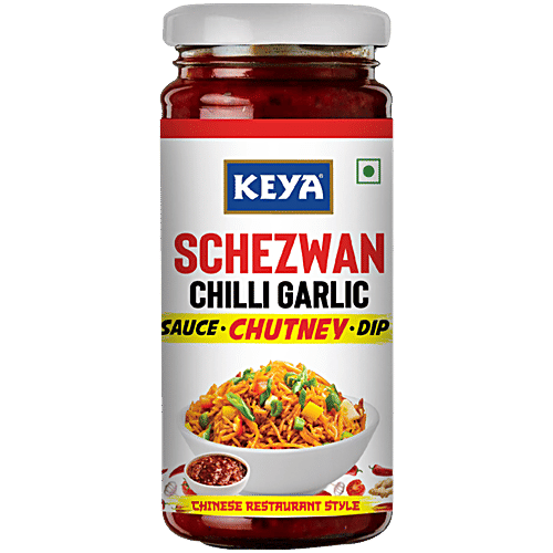 Buy Keya Schezwan Chilli Garlic Chutney - For Preparing Pasta, Spring Roll, Chinese Platter ...
